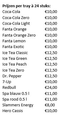Blikjes frisdrank GroenRijk Geldrop - overige content - GroenRijk